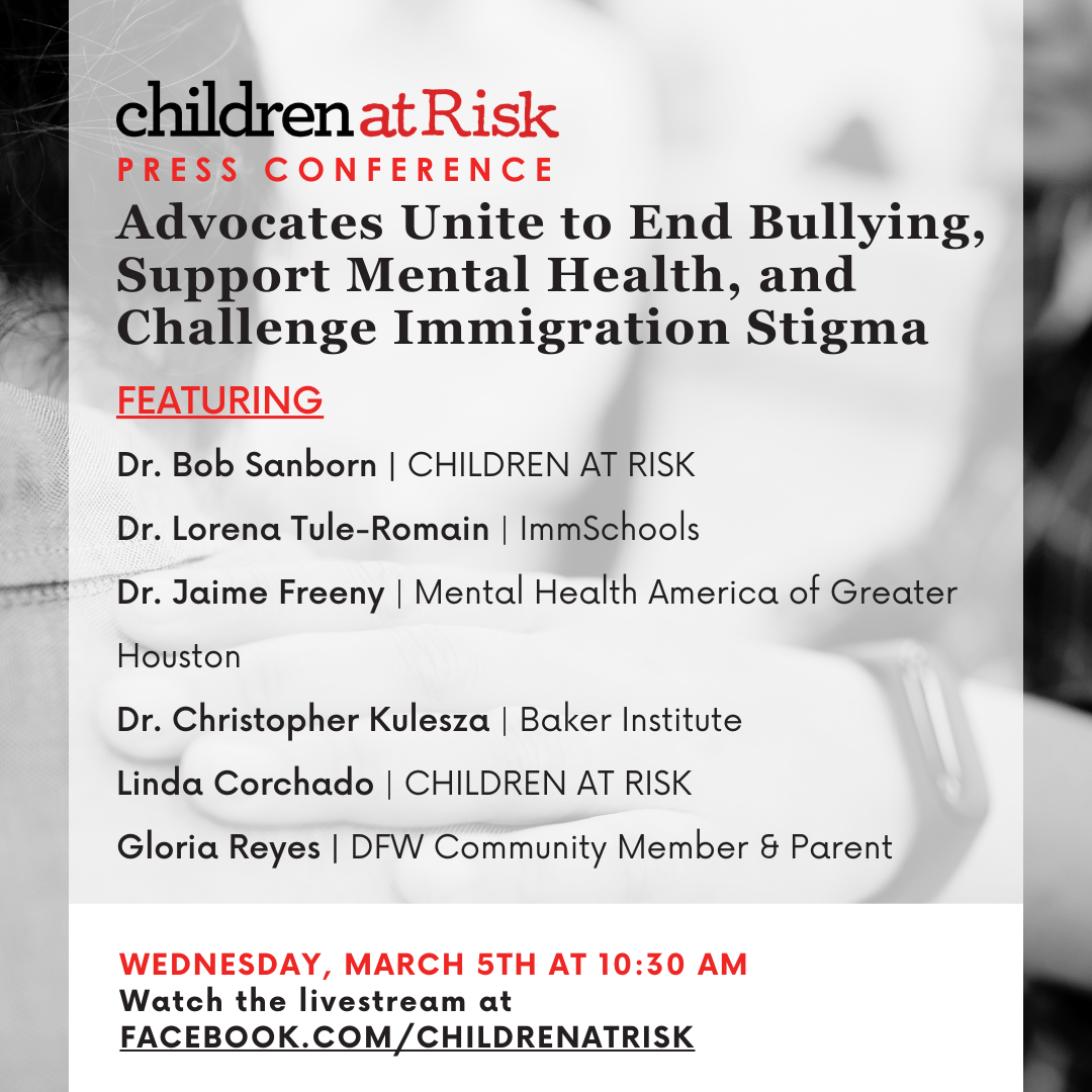 Press Conference: CHILDREN AT RISK and Immigration Advocates Gather to ...